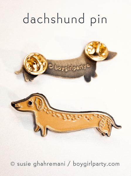 Dachshund Pin by Susie Ghahremani / boygirlparty.com – the boygirlparty ...