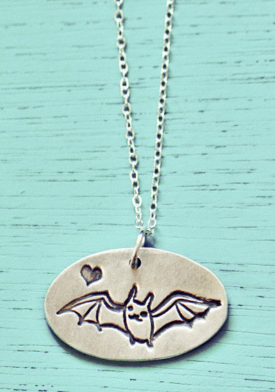 Silver Bat Necklace by Susie Ghahremani / boygirlparty.com – the ...